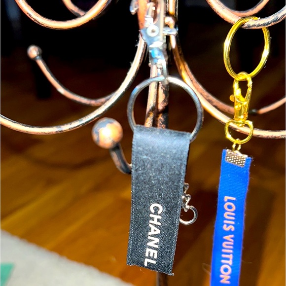 Accessories | Chanel Classic Ribbon Keychainbag Charm | Poshmark